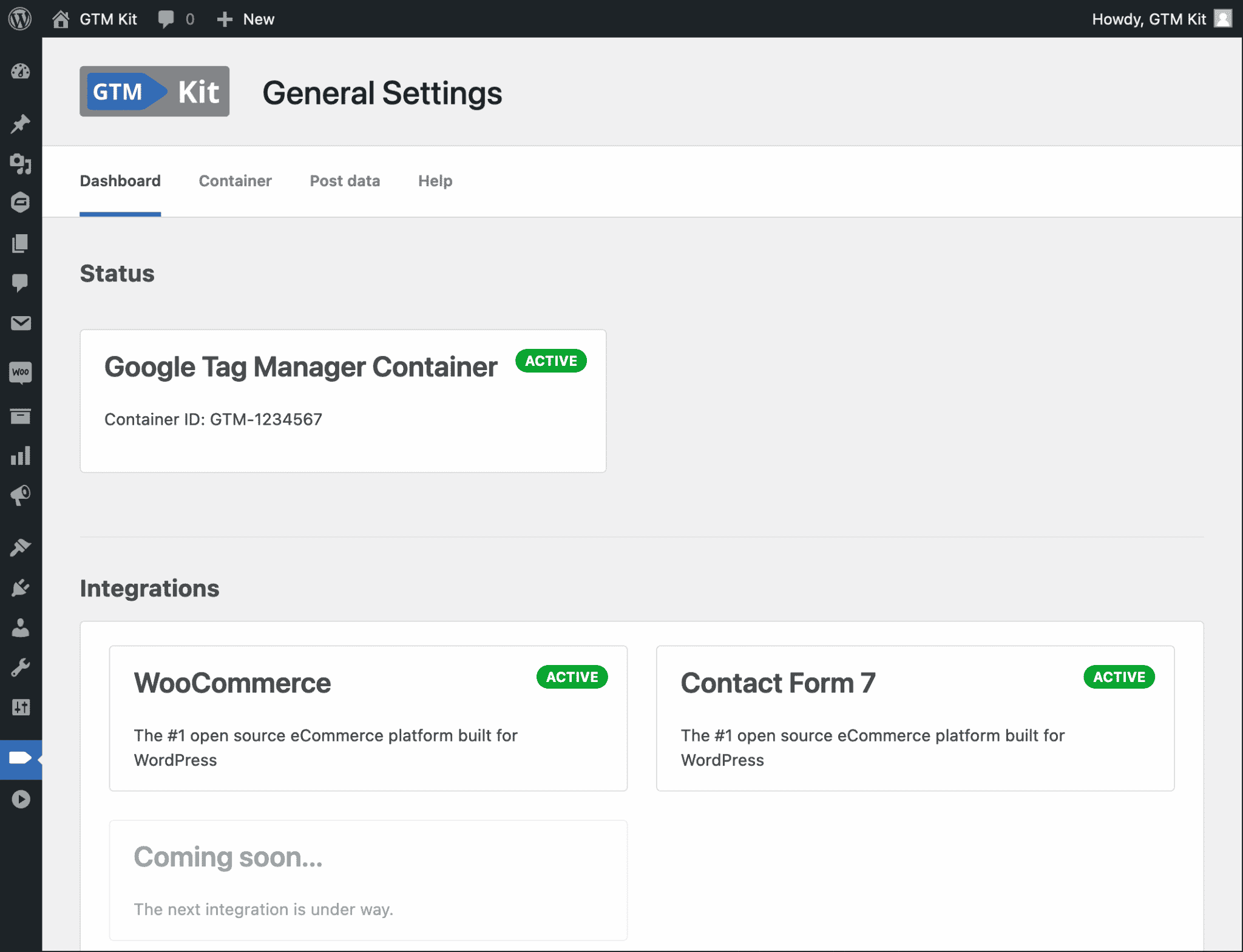 GTM Kit - Google Tag Manager Wordpress Plugin