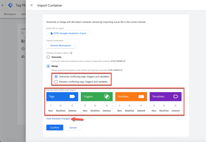 How to import a Google Tag Manager Container - GTM Kit